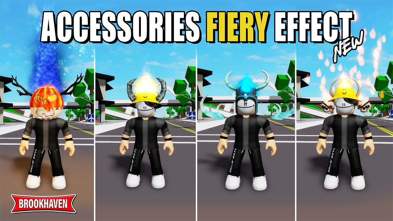 NEW!! 10 ACCESSORIES FIERY EFFECT Di Brookhaven ID/CODES - Roblox - YouTube
