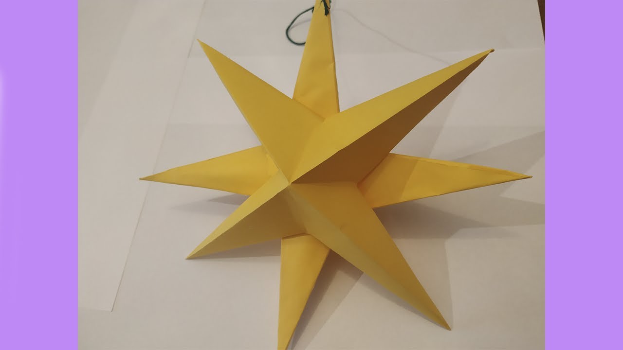 Estrella De Ocho Puntas⭐ORIGAMI - YouTube