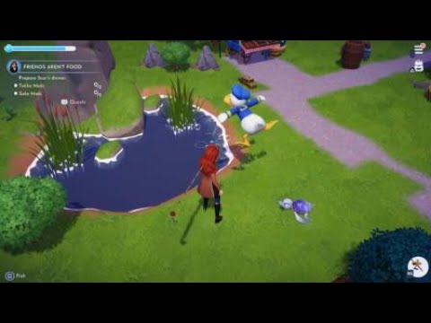 Disney Dreamlight Valley: Turtle Tripping Up Donald Duck - YouTube