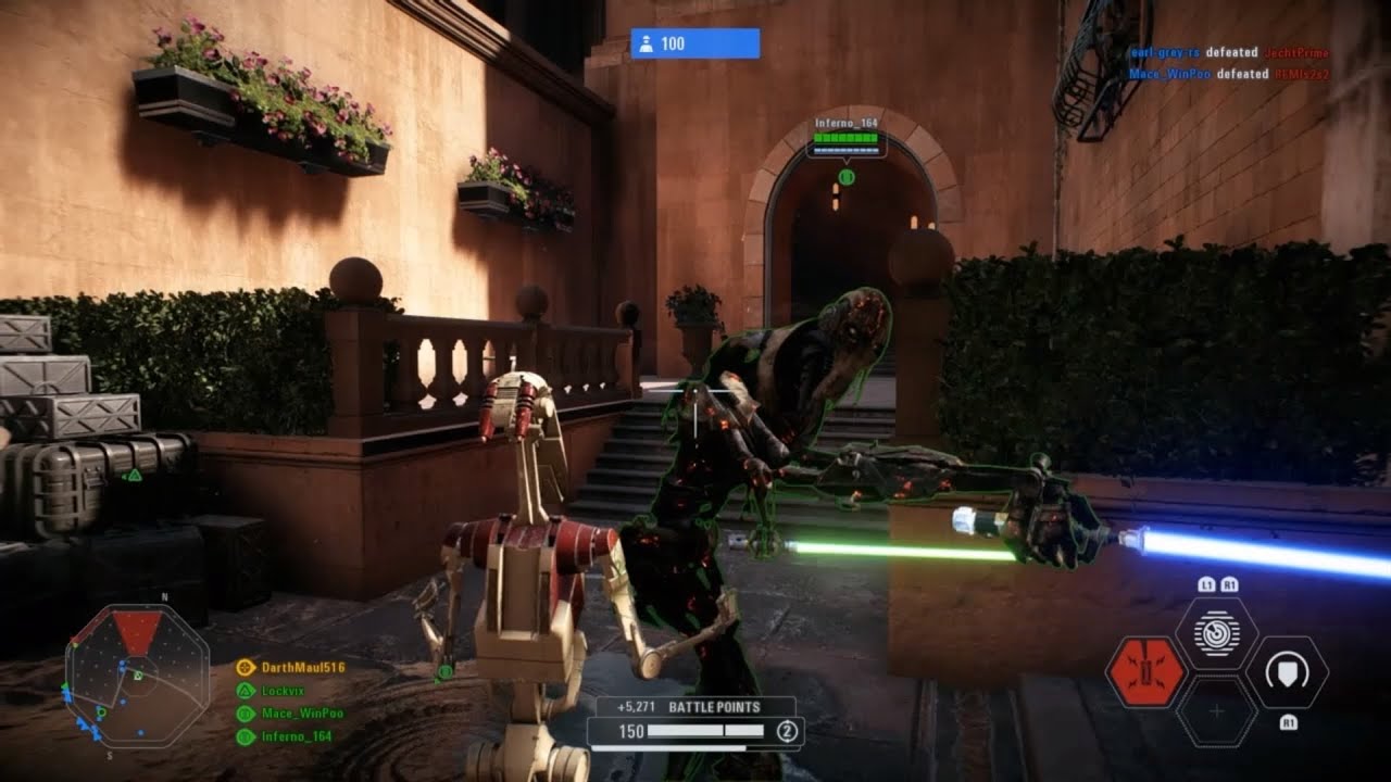 Star Wars Battlefront 2- B1 Battle Droid Supporting Their Heroes ...