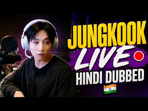Jungkook full weverse live 🔴 hindi dubbed 🇮🇳 