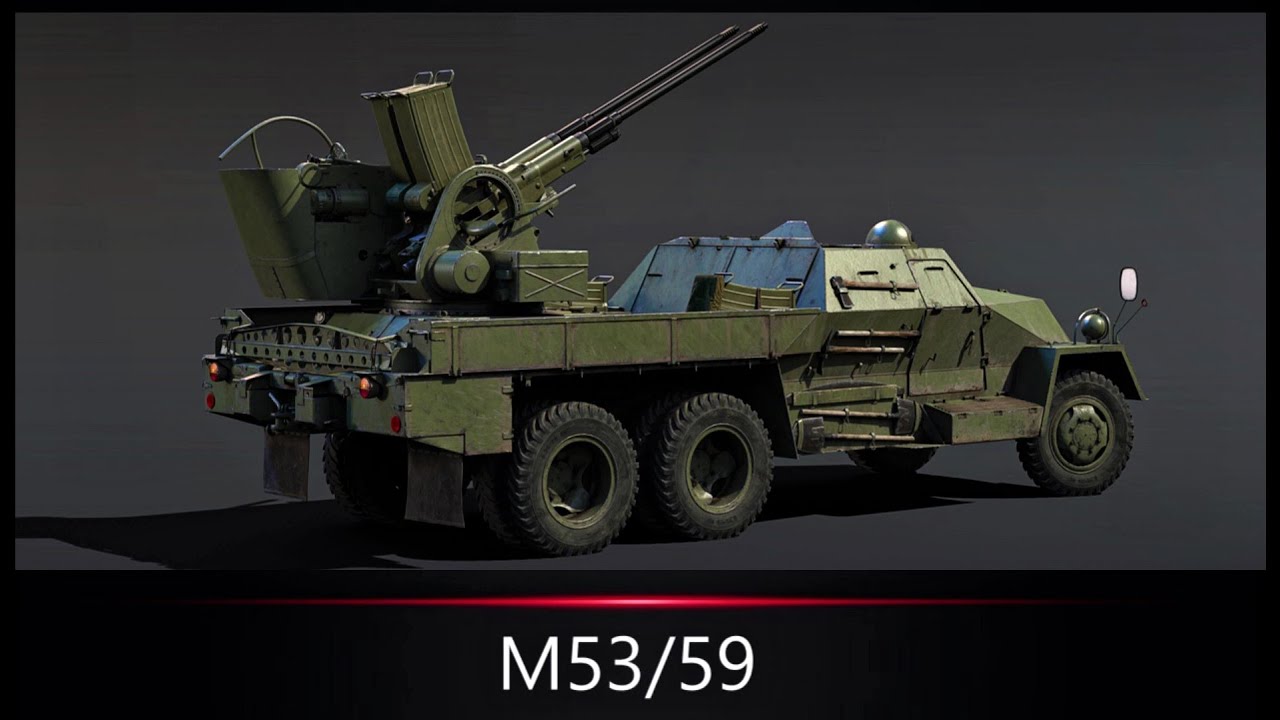 CZECHOSLOVAK (SPAA) M53/59 🇨🇿 | WAR THUNDER - YouTube