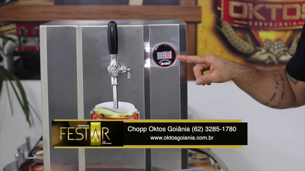 Como instalar um barril de chopp- chopp oktos - YouTube