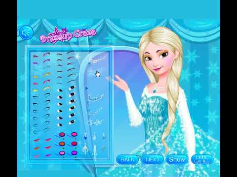 Elsa's Frozen Makeup make up games for girls - YouTube