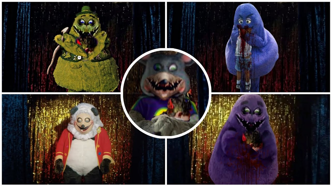 The Hug Fanmades - All Jumpscares Feat: Chuck e cheese Grimace Pandory ...