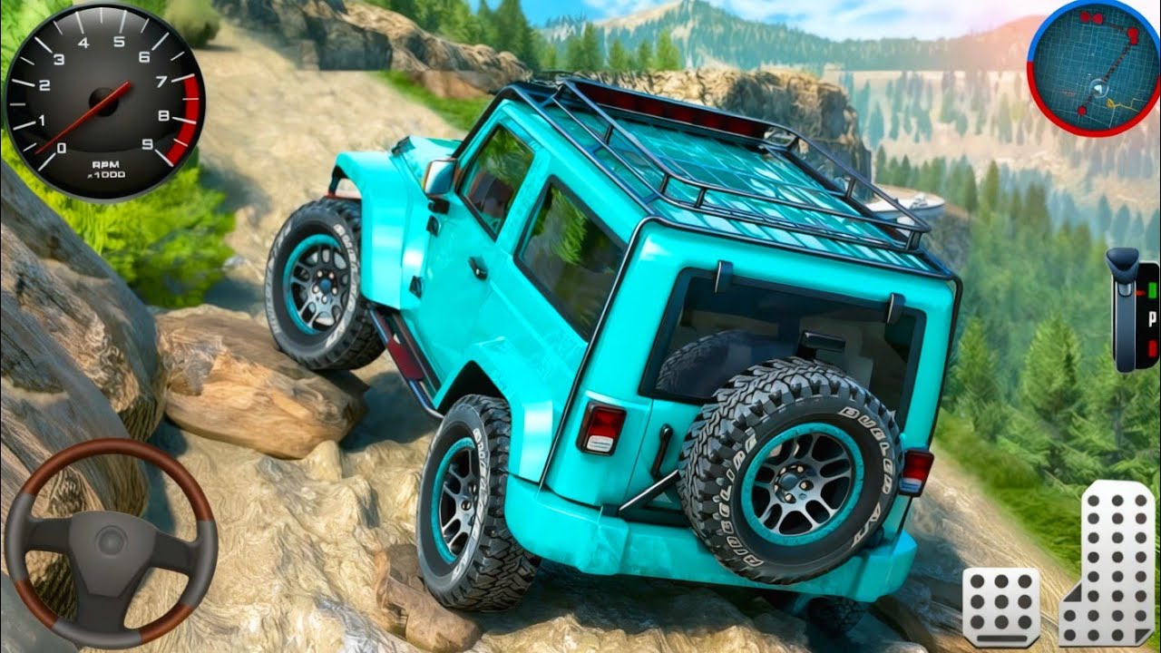 Jeep Driving 4x4 - Jeep Game | Jeep Game 3D Gameplay - जीप ड्राइविंग 3D ...