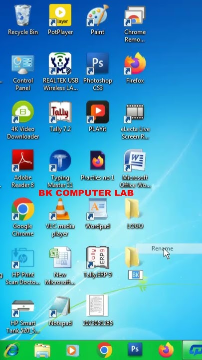 Folder को बिना नाम के कैसे सेव करे ?|How to Save Folder Without Name ? | Short Video|Bk computer ...
