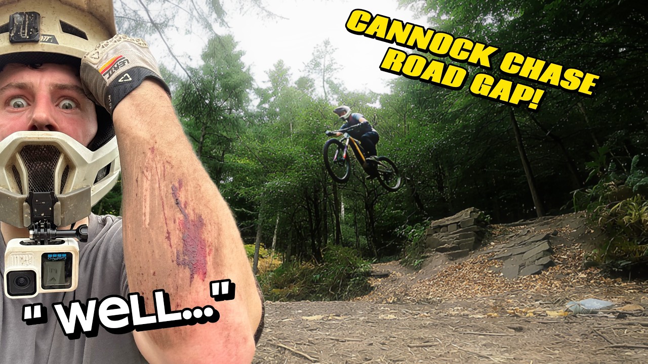 I Sent Cannock Chase’s Biggest Road Gap! Stile Cop Downhill MTB - YouTube