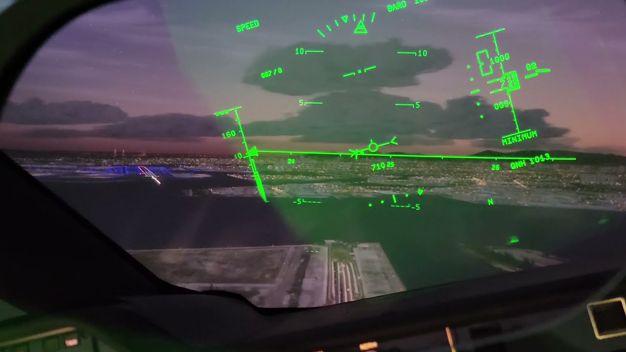 Wind Shear Take Off and LDA Approach for Runway 22, Tokyo Haneda, RJTT ...