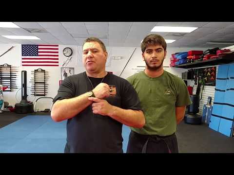 Gary Hernandez martial arts with Garrote bracelet