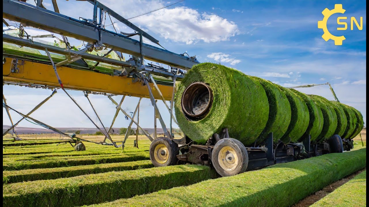 Agriculture Technology - How Grass is Collected & Processed | SN ...
