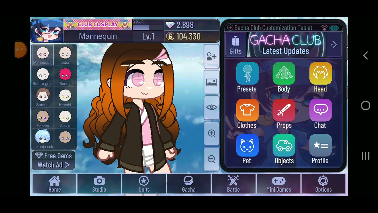 Como fazer a nezuko no gacha-~•° {Primeiro tutorial} - YouTube