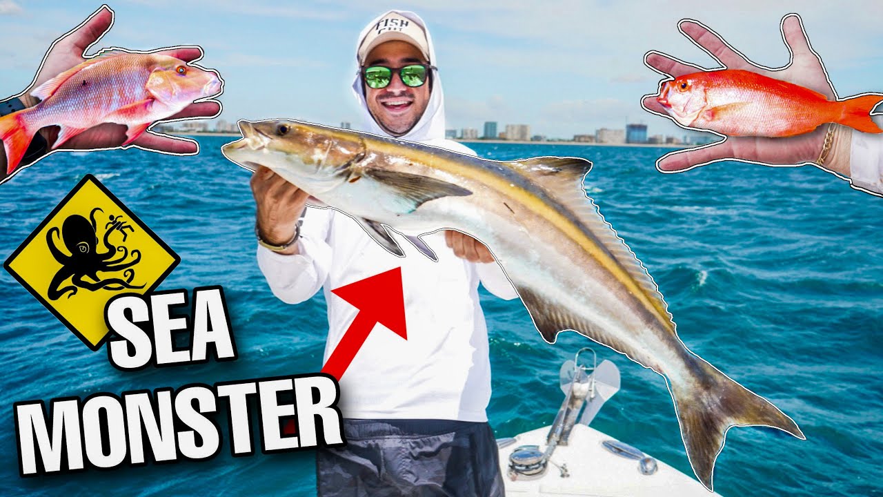 Catching GIANT FISH In SHARK INFESTED WATERS! - YouTube