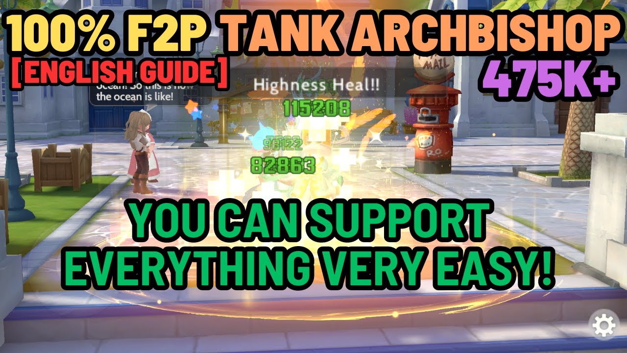The ULTIMATE REAL Support Build For F2P Archbishop! | Ragnarok Origins ...