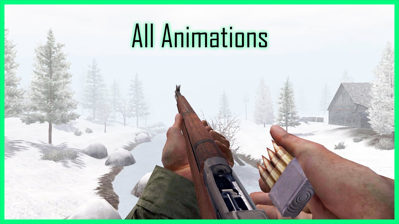 Call of Duty & United Offensive: All Weapons Animations - YouTube