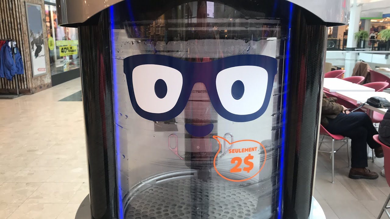 Awesome Robot Glasses Washing Machine - YouTube