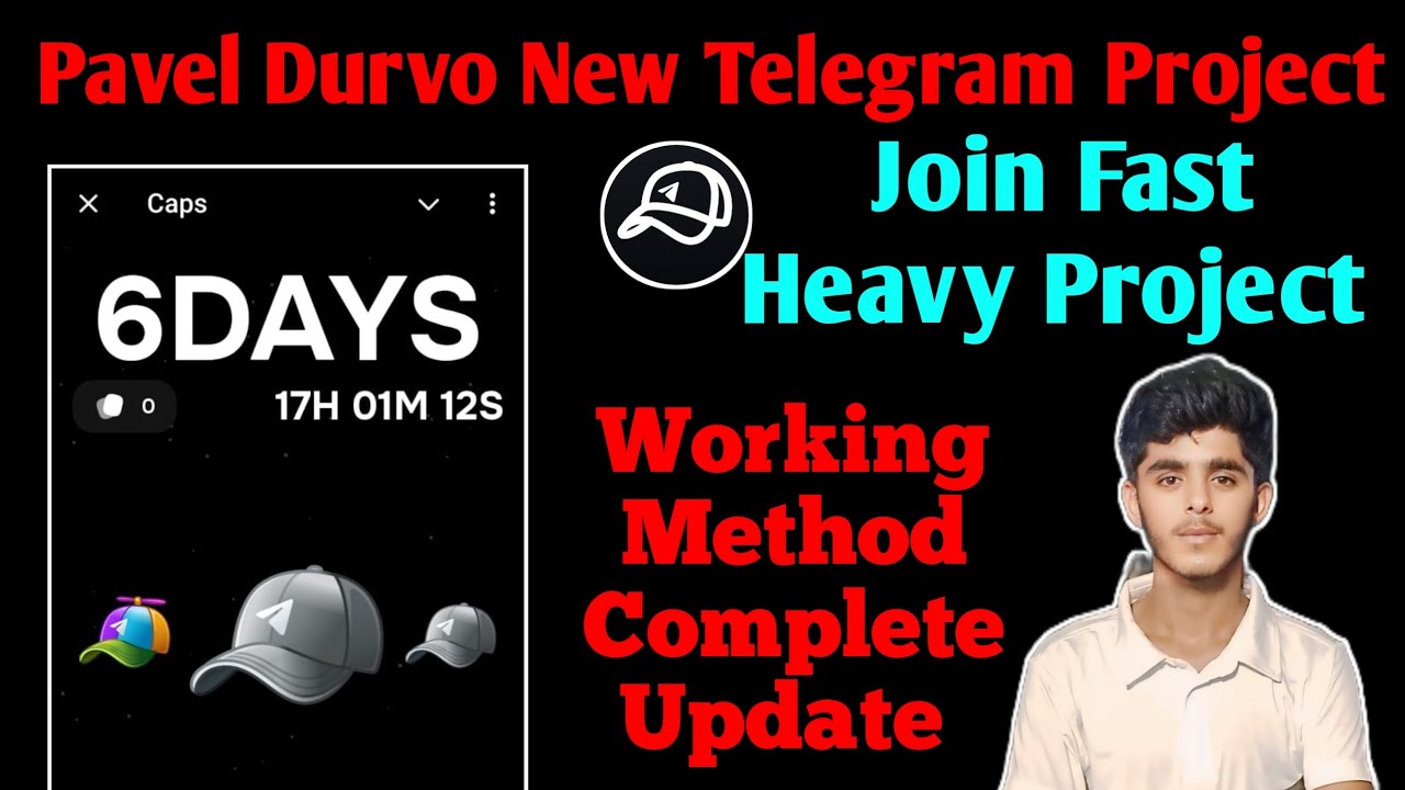 Caps New Telegram Mini Bot | Caps Telegram owner Project | Caps Working ...
