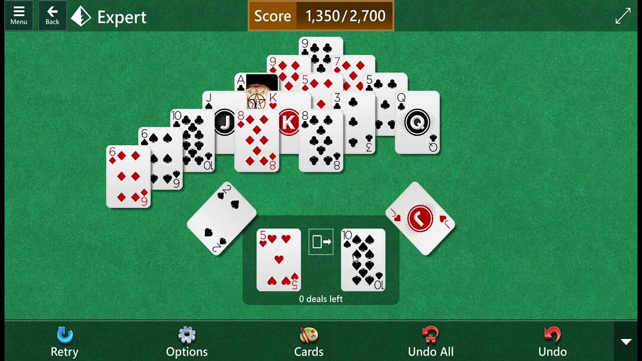 Solitaire & Casual Games Pyramid Expert Daily Challenge December 11 ...
