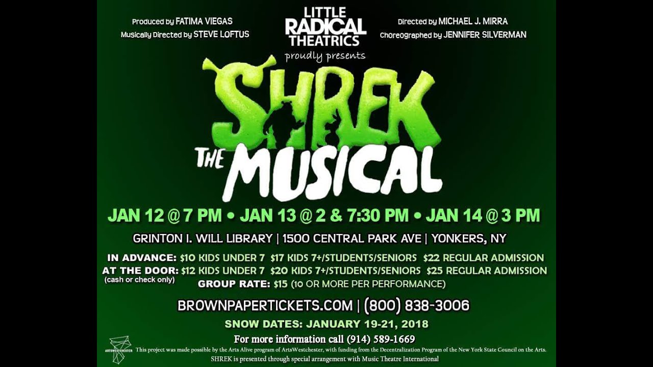 Little Radical Theatrics Presents "Shrek" the Musical - YouTube