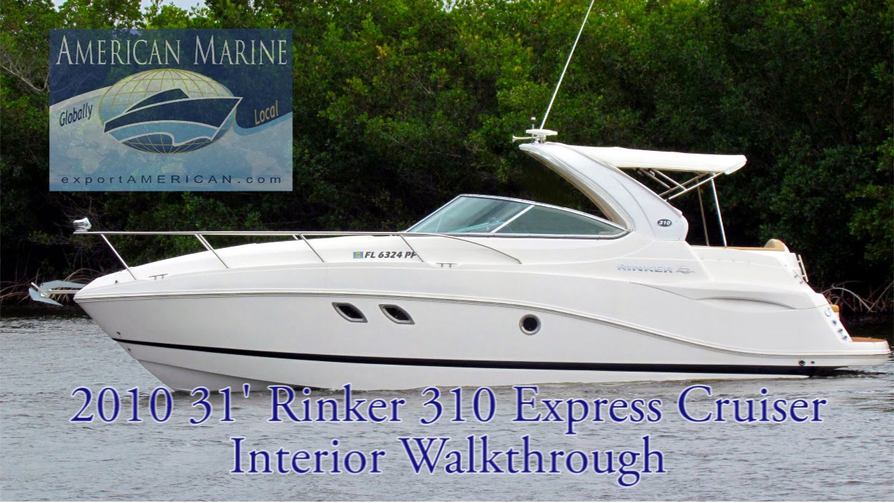 SOLD 2010 31' Rinker 310 Express Cruiser HD - YouTube
