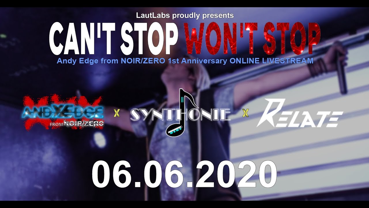 (TRAILER) Can't Stop Won't Stop - Andy Edge 1st Anniversary Livestream ...