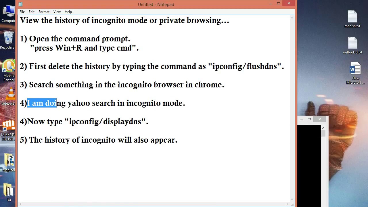 History of private browsing. - YouTube