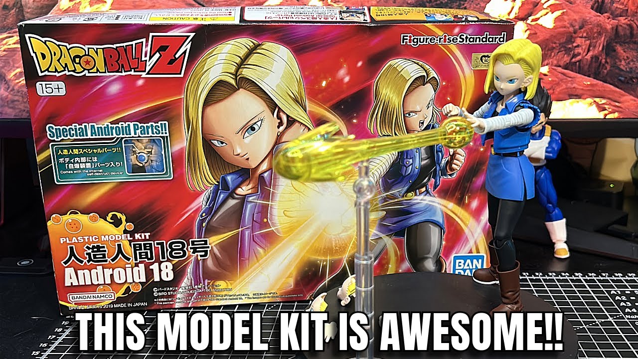 Bandai Dragon Ball Z Android 18 Figure Rise Standard Review - YouTube