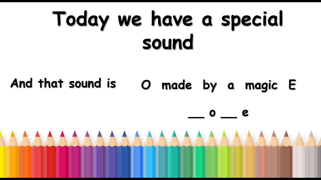 The long O sound made by a magic e. Grade 1 Phonics. - YouTube