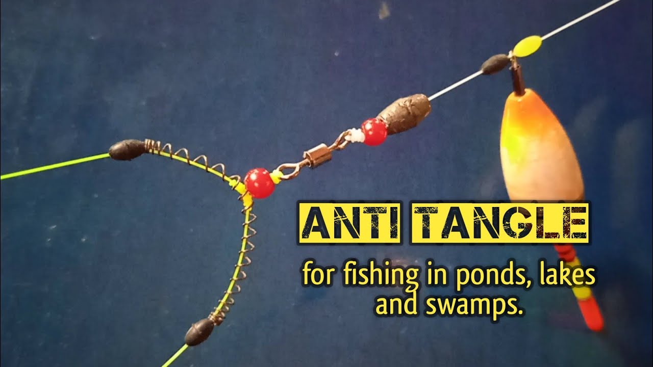 anti-twist fishing line for fishing in ponds, lakes and swamps. - YouTube