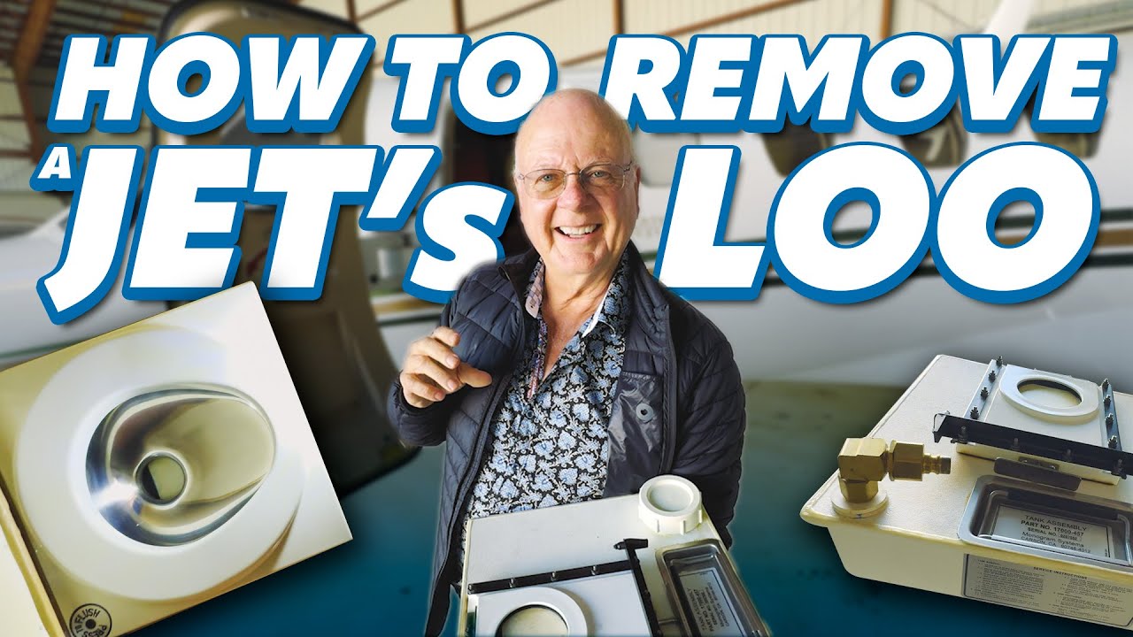 How to Remove a Toilet from a Private Jet CitationJet CJ3 Lavatory ...