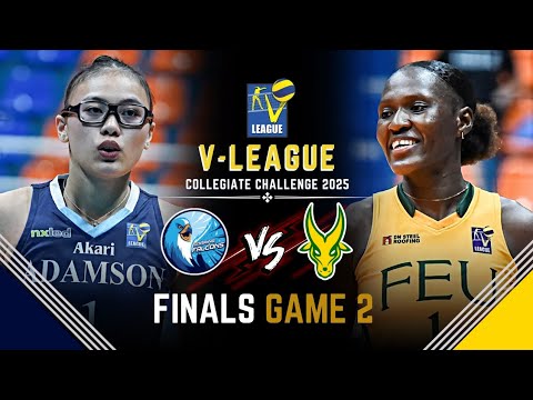 ADAMSON VS. FEU FINALS GAME 2 | Full Game Highlights | V-League ...