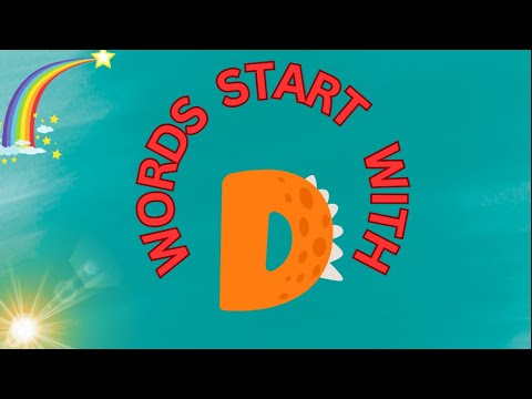 WORDS BEGIN WITH ALPHABET D | THINGS BEGIN WITH ALPHABET D | LEARNING ...