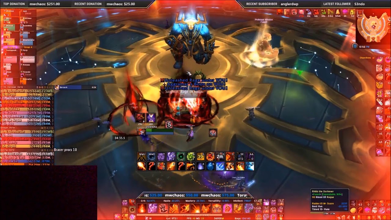 Mythic Argus the Unmaker - Fire Mage PoV - YouTube