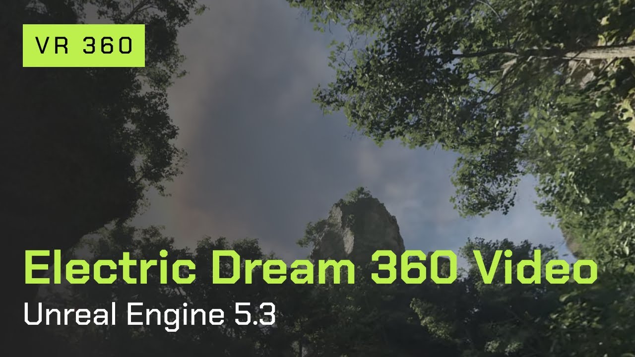 4K 360 Video in Electric Dream Demo Map | Unreal Engine 5.3 - YouTube