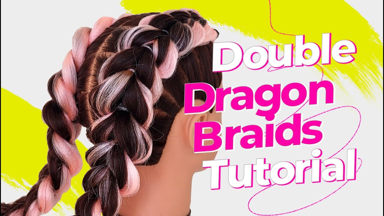 Double Pull-Through Braids Tutorial - YouTube