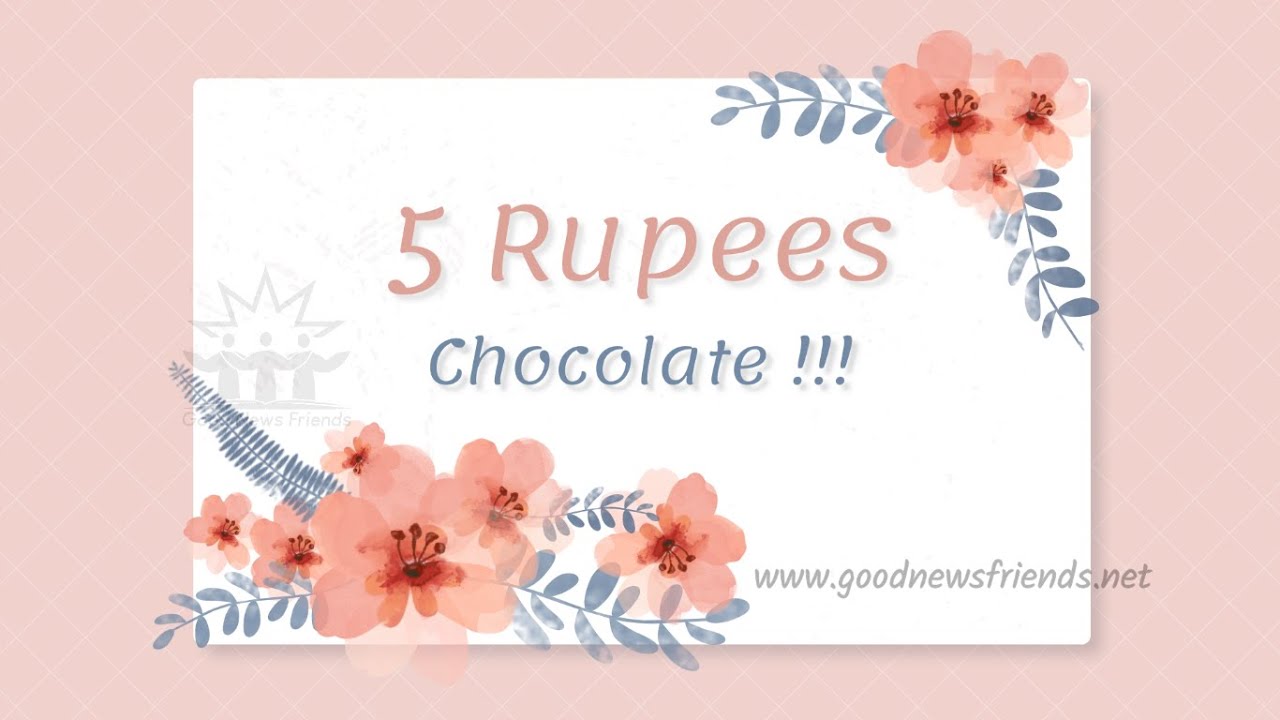 5 Rupees Chocolate !!! | Kids Show | Good News Friends | Ooty - YouTube