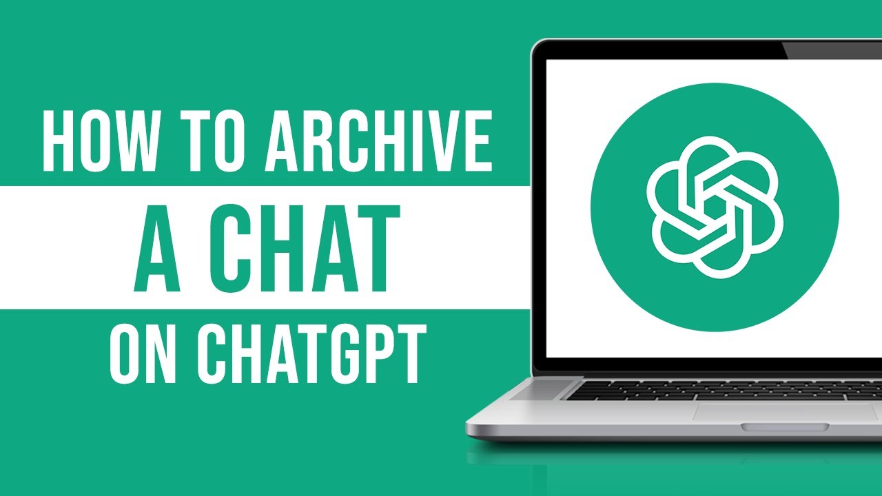 How To Archive A Chat On ChatGPT (Step By Step Guide) - YouTube