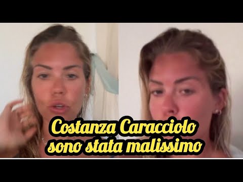 COSTANZA CARACCIOLO, sono sparita perché sono stata malissimo 😔