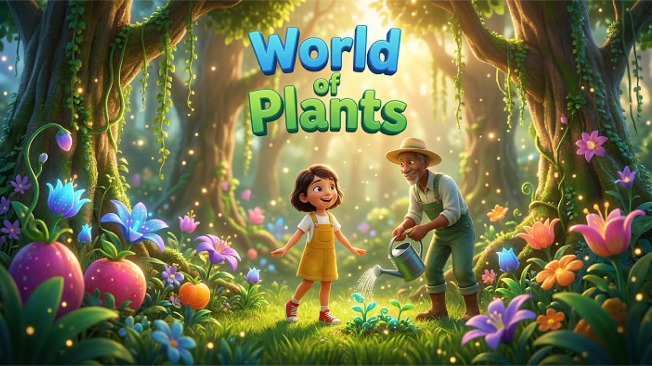 World of Plants 🌱 | NCERT Class 1 EVS | Plants Around Us for Kids - YouTube