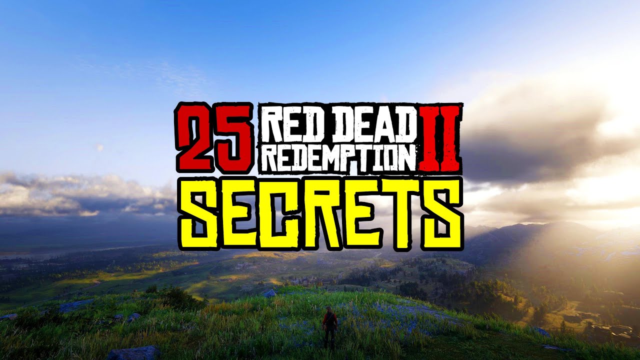25 SECRETS That Are Very Hard To Find in Red Dead Redemption 2 - YouTube
