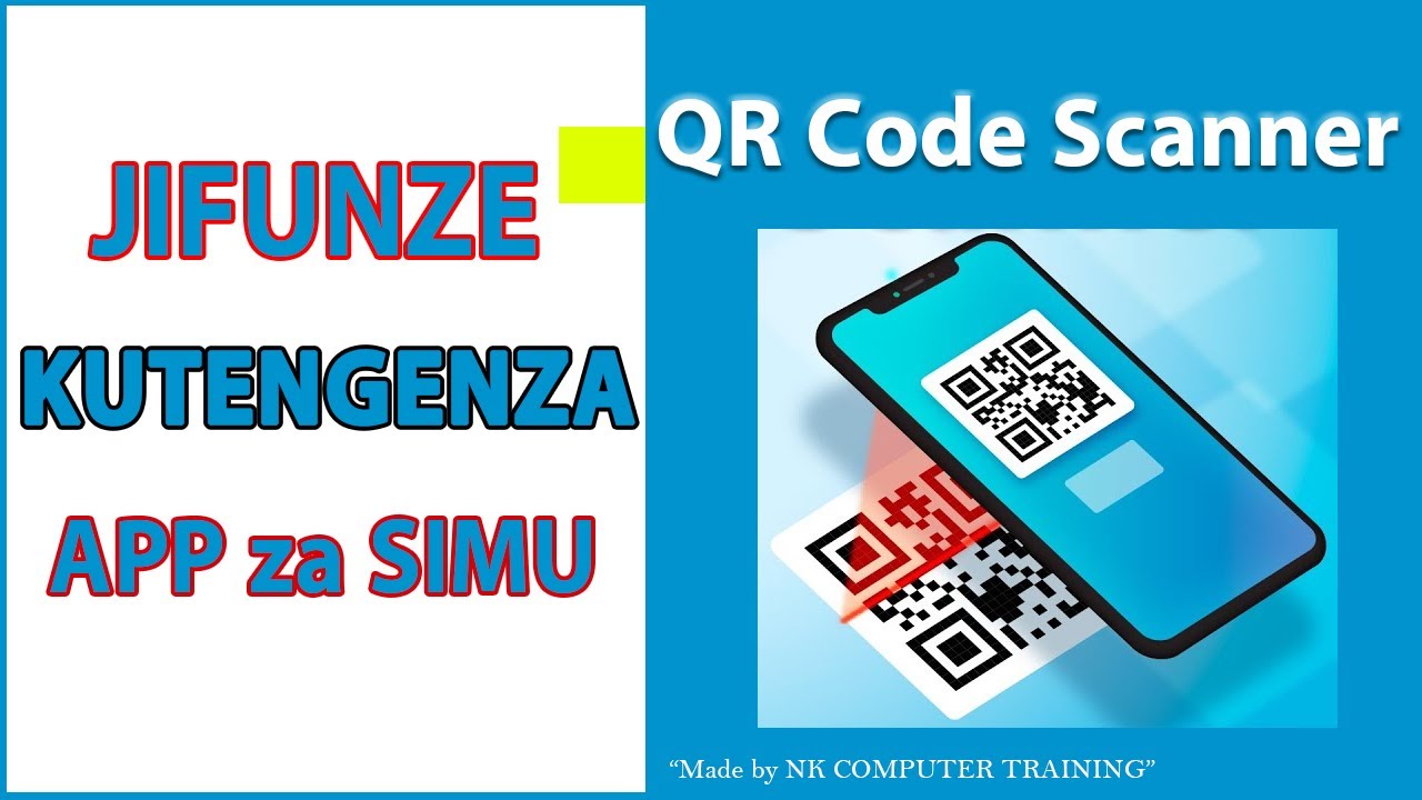 Jinsi ya kutengeneza App ya simu ya ku scan QR code na Barcode bure ...