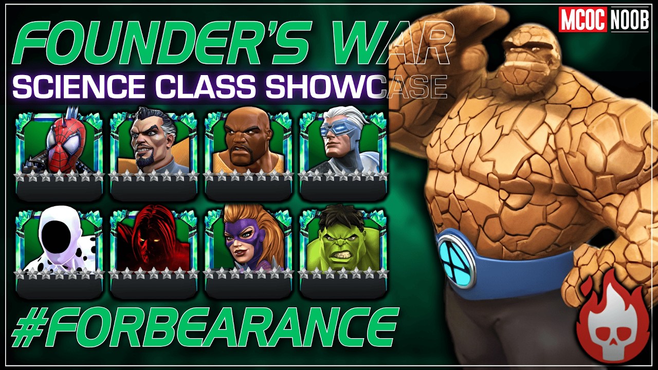 Founder’s War Science Showcase | Best Counters for #Forbearance - YouTube