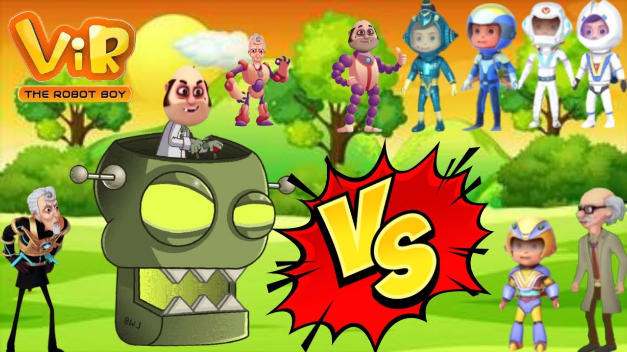 vir the robot boy cartoon | robot boy suit on | robo wala cartoon ...