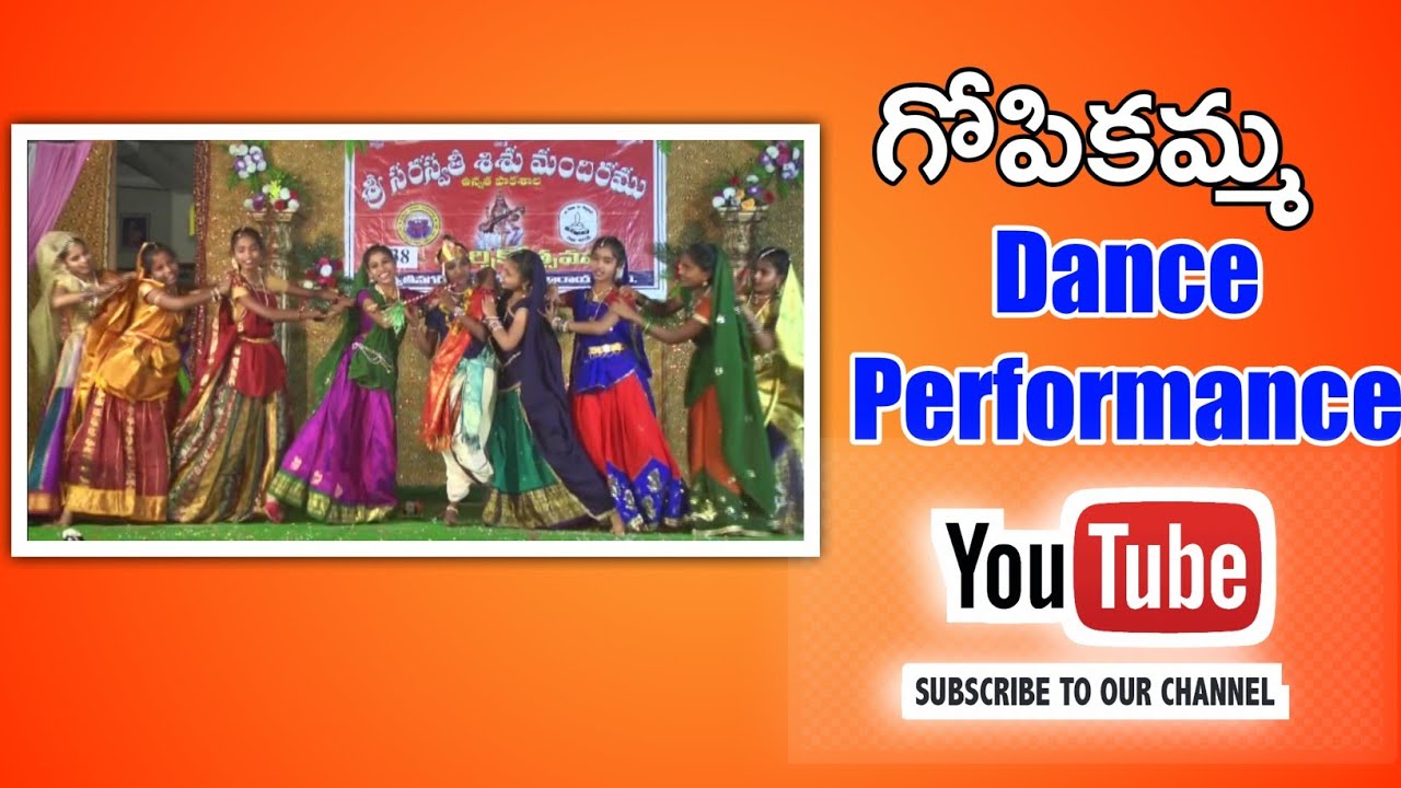 Gopikamma Dance Performance || 38th Annual Day Celebrations - YouTube