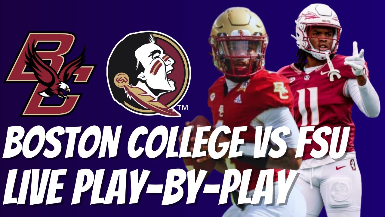Boston College vs #10 Florida St | LIVE NCAAF - YouTube