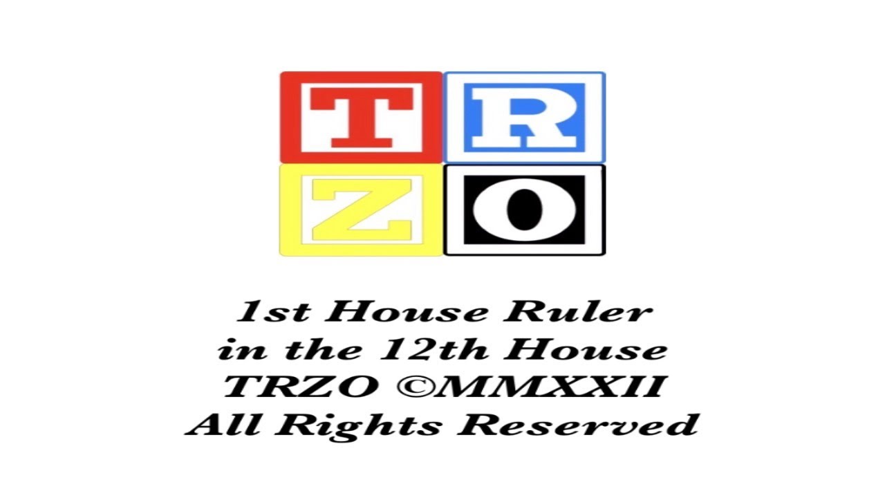 Chart Ruler: 1st House Ruler in the 12th House - YouTube