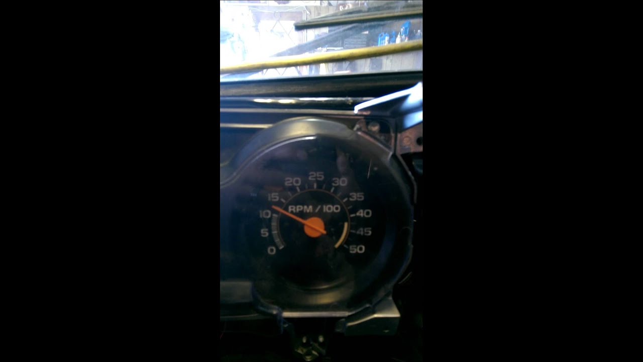 Chevy tach with 12v Cummins - YouTube