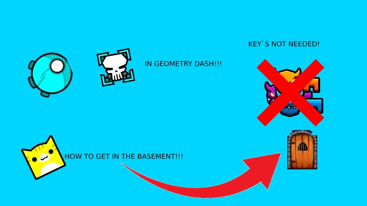how to get in the basement | GEOMETRY DASH TUTORIAL - YouTube