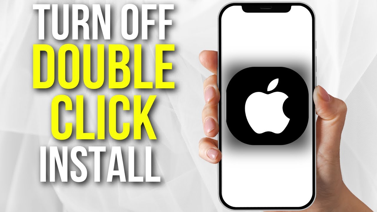 How To Turn Off Double Click To Install apps On iPhone (Easy) - YouTube