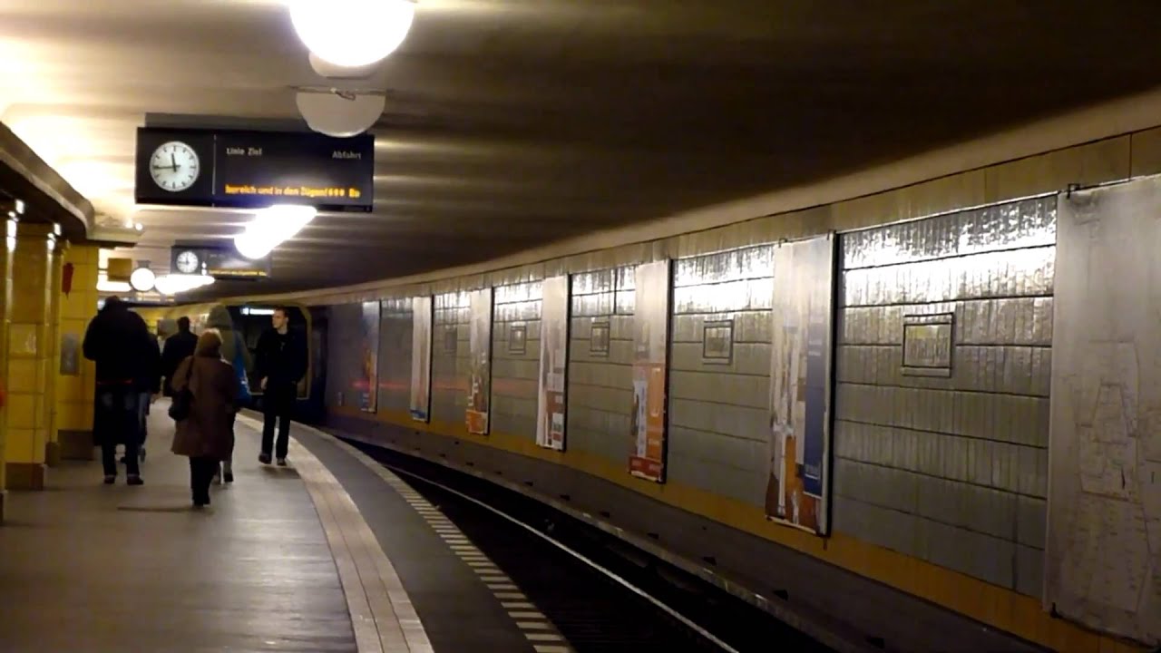U-Bahn Berlin Bahnhof Hermannplatz U8 [HD] - YouTube